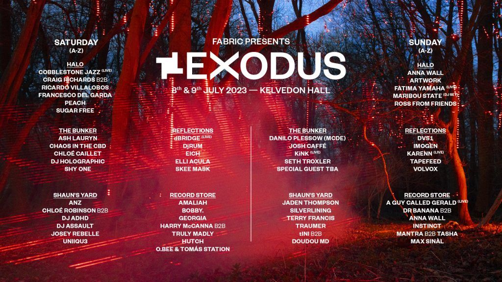 EXODUS by fabric presents one of the most eclectic festivals of the ...