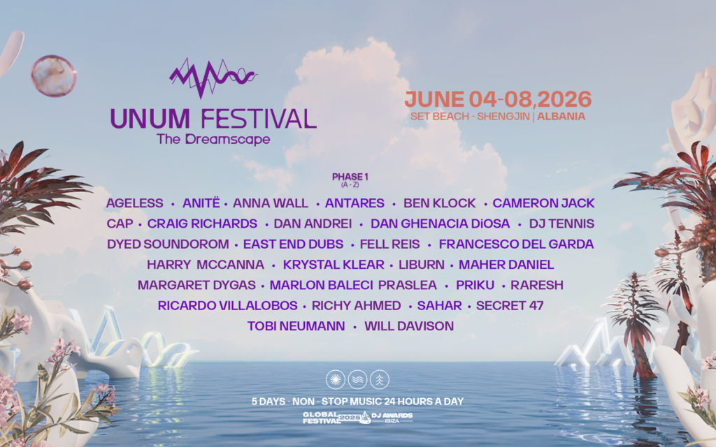 UNUM Festival confirm the first phase of artists for their 2026 edition ...