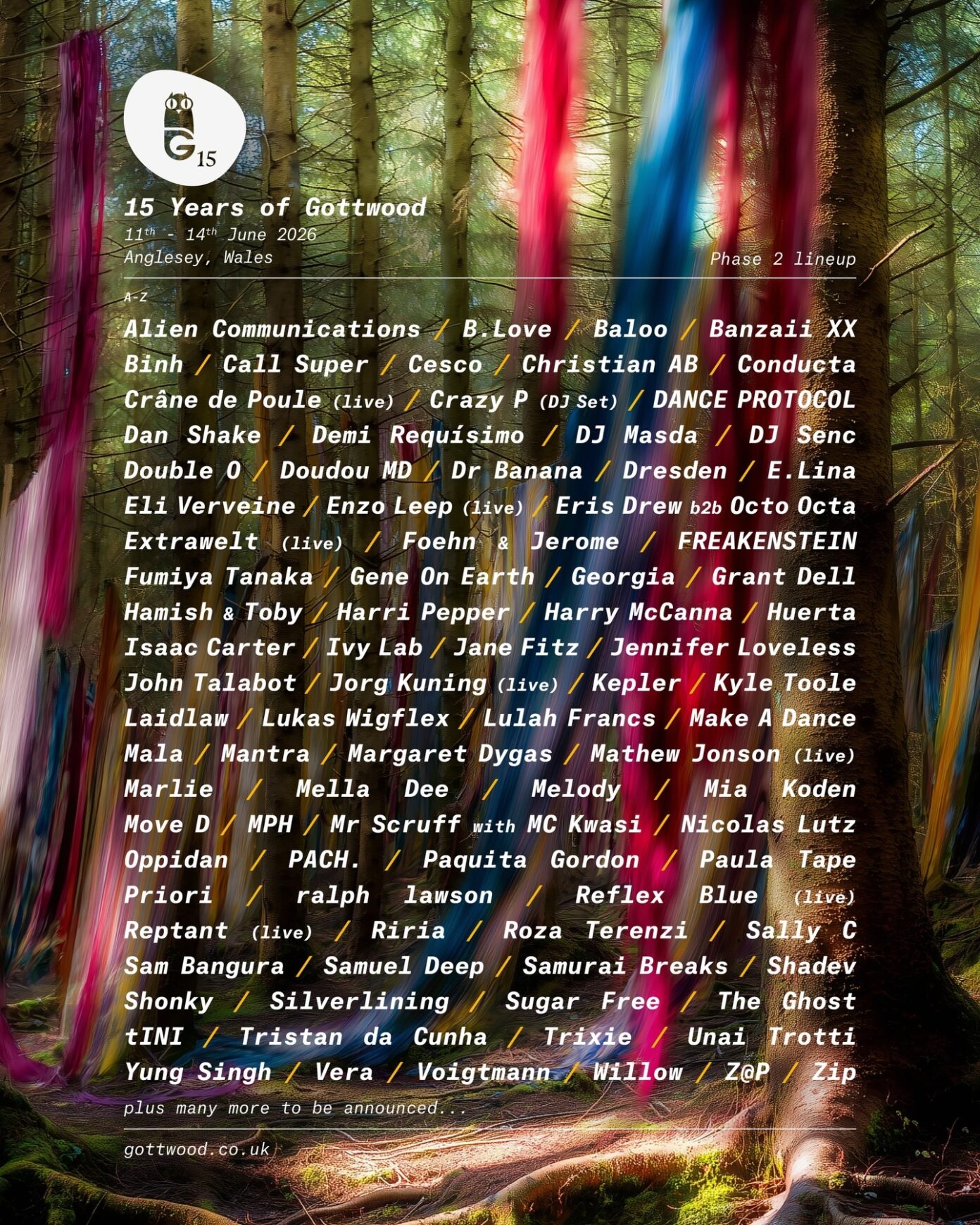 Gottwood unveils second phase lineup for their 15th anniversary ...